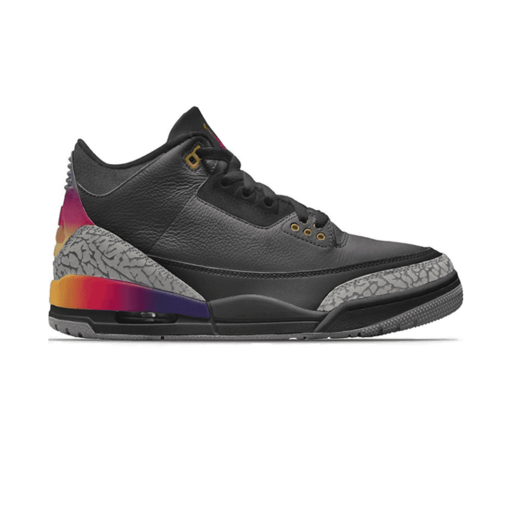 AIR JORDAN RETRO 3 J BALVIN BLACK - Imperium Store
